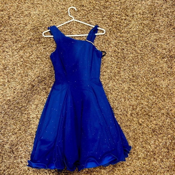 Dresses | Royal Blue Flowy Dress | Poshmark
